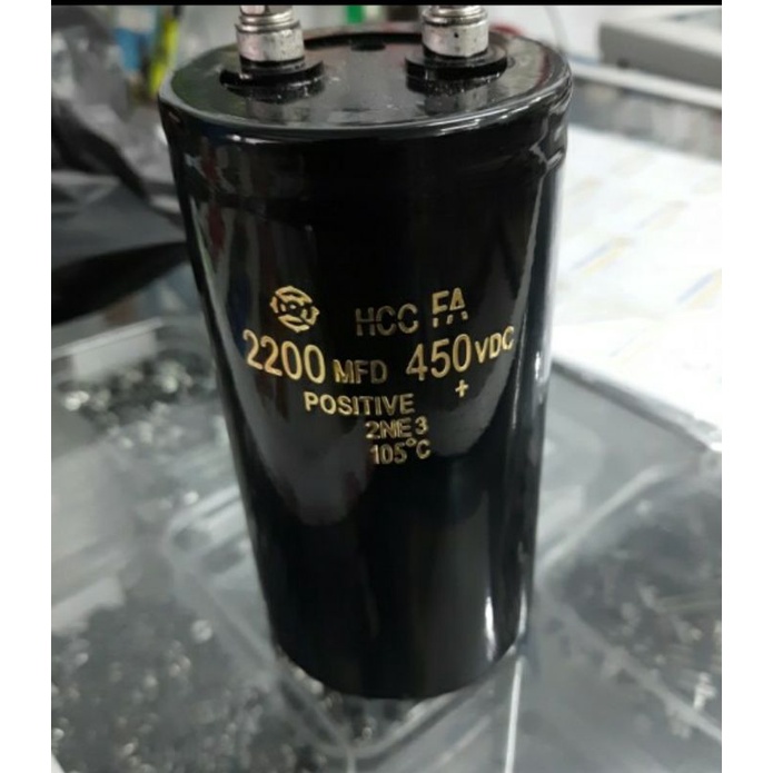 Jual Elco Capasitor Kapasitor 2200uf 450v 2200 mikro 450 volt baut ASLI Original ORI | Shopee ...