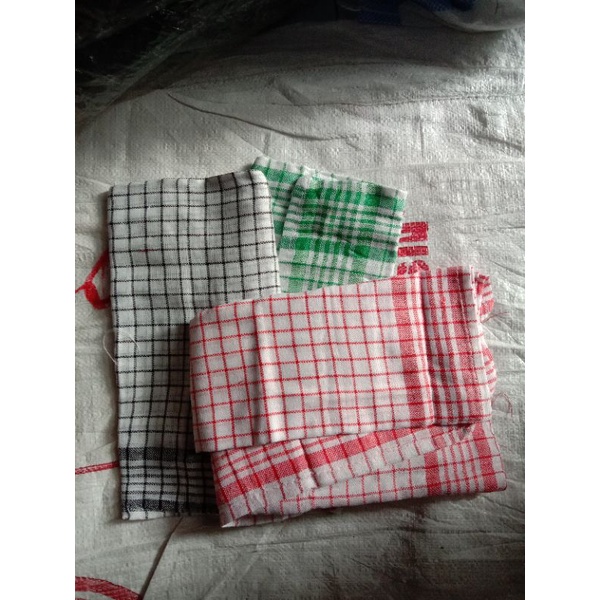 Jual kain lap piring ( tipe A )/ kain serbed jumbo uk 45 cm x 45 cm ...