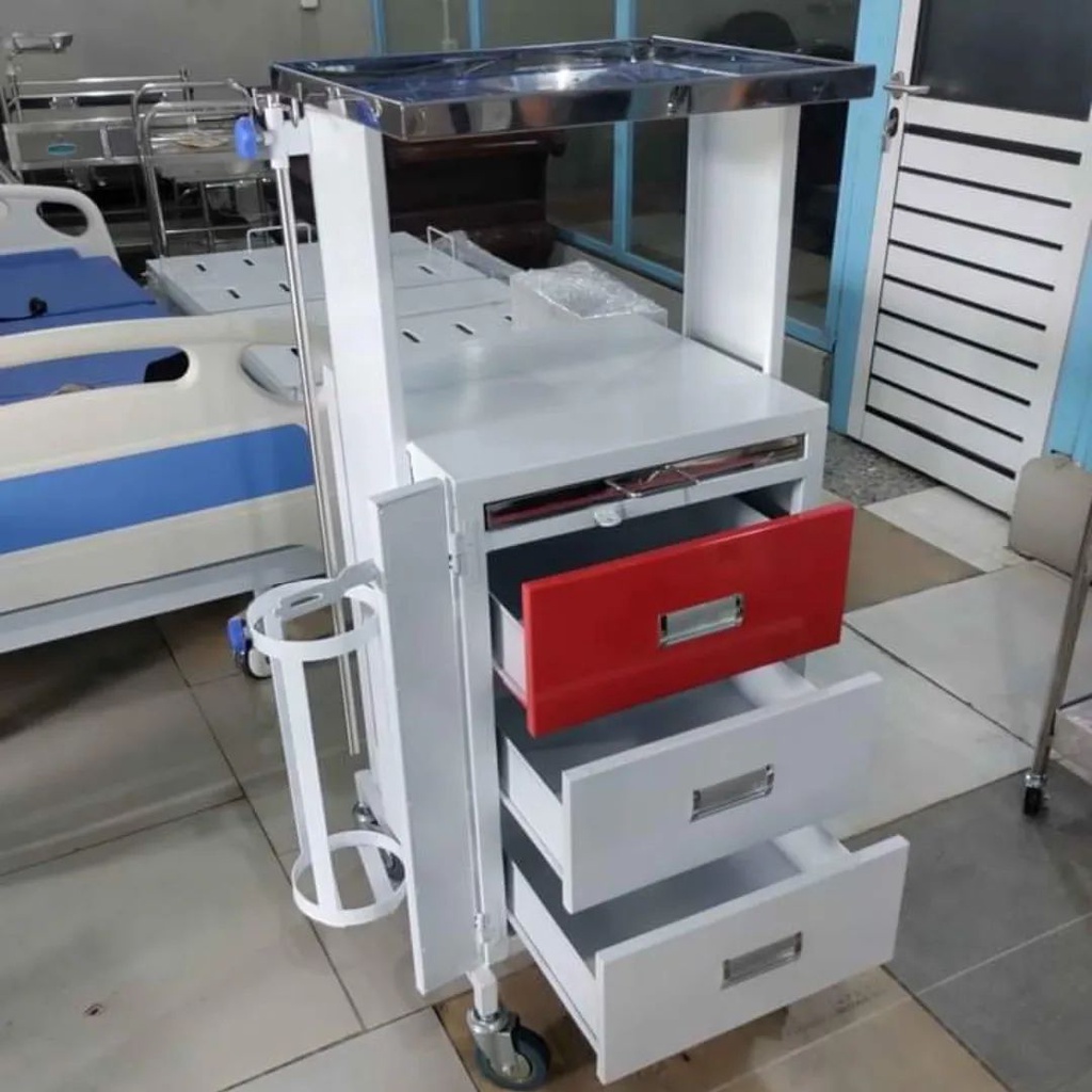 Jual Trolley Emergency Besi PC | Troli Emergency Besi PC | Shopee Indonesia