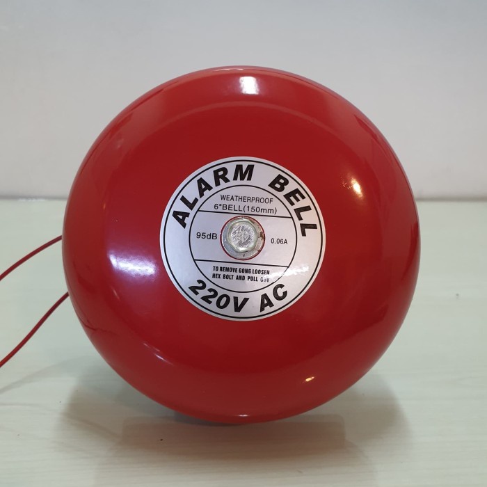 Jual Alarm Bell Besi 6 Inch 150Mm. Bell Kring 6 Inch. Fire Alarm Bell ...