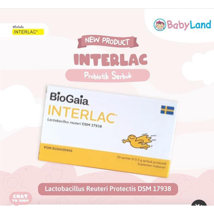 Jual Interlac Serbuk Probiotics Sachet New 30pk Interlac Probiotik ...