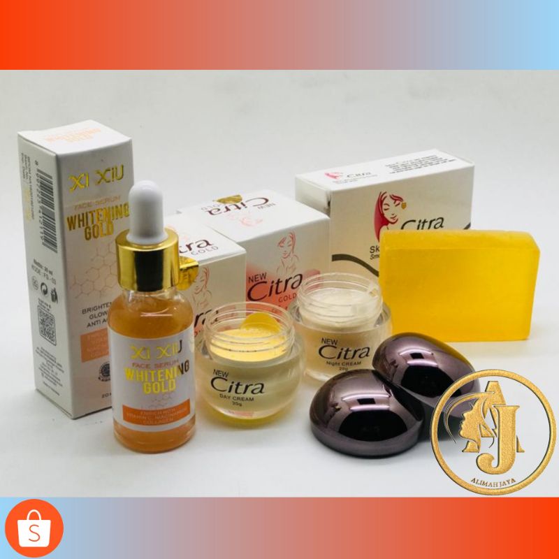 Jual Citra Gold Krim Siang dan Malam plus Sabun Citra Whitening plus ...