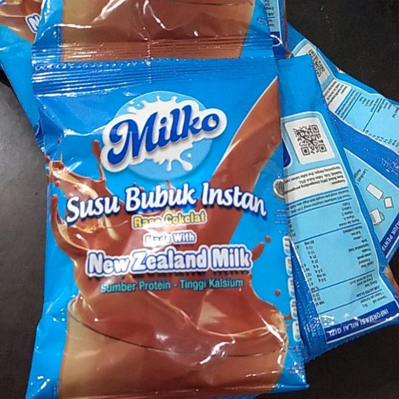 Jual MILKO SUSU BUBUK INSTAN NEW ZEALAND MILK SACHET 1 PCS | Shopee ...