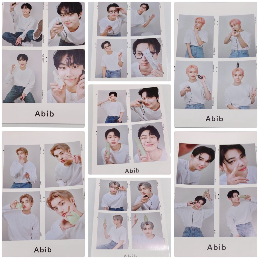Jual Enhypen 4cut Abib postcard foto kpop korea jungwon heesung jay sunoo sunghoon jake niki ...