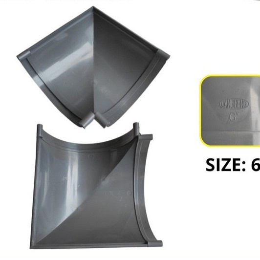 Jual Belokan Siku Talang Air Bahan PVC - 8" Inchi | Shopee Indonesia