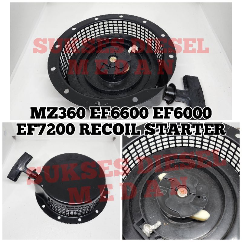 Jual MZ360 EF6000 EF6600 EF7200 Recoil Starter Kap Tarikan Engkol ...