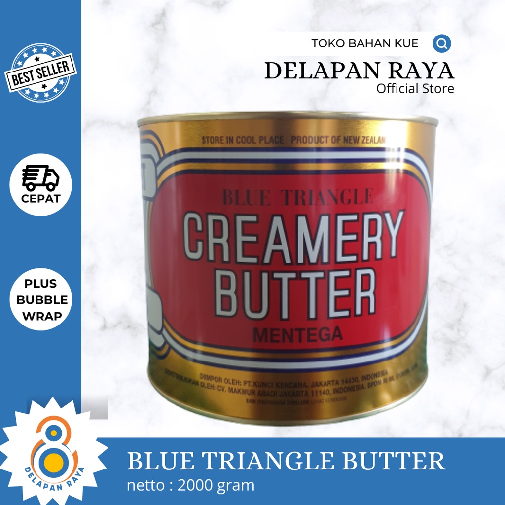 Jual BLUE TRIANGLE BUTTER 2KG - 8Raya | Shopee Indonesia