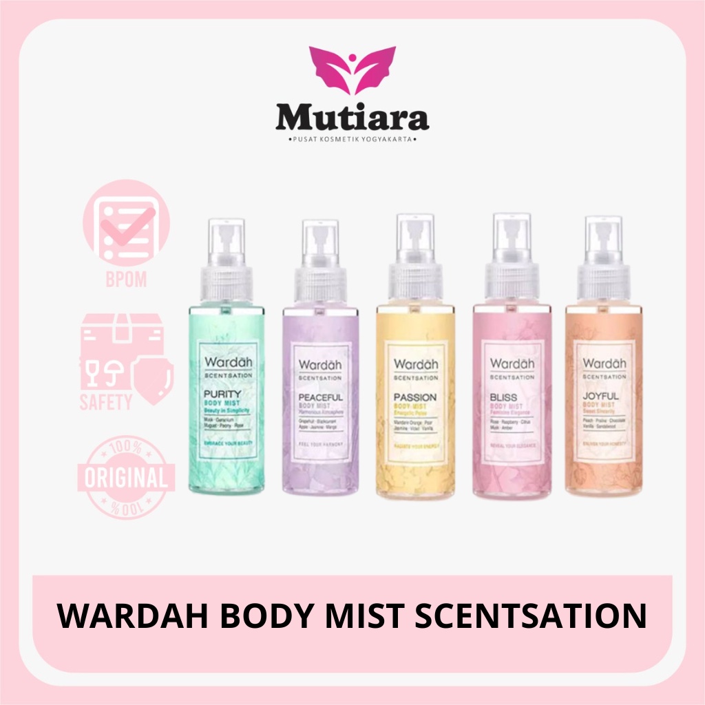 Jual WARDAH BODY MIST WARDAH SCENTSATION 100 ML | Shopee Indonesia
