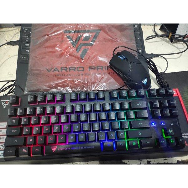 Jual Keyboard Mouse Gaming Lampu Led Assault Rifle Combo Set | Shopee ...
