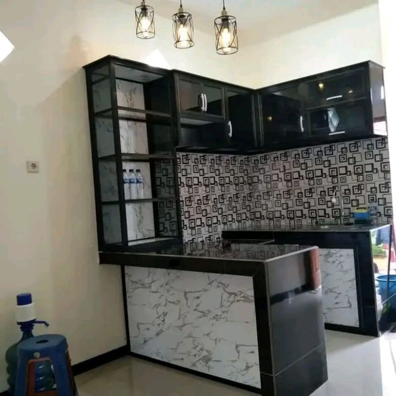 Jual Kitchen Set Alumunium & Kaca Custom | Shopee Indonesia