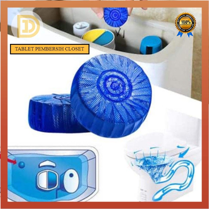 Jual Tablet Biru Pembersih Kloset Toilet Closet Pil Biru Penyegar ...