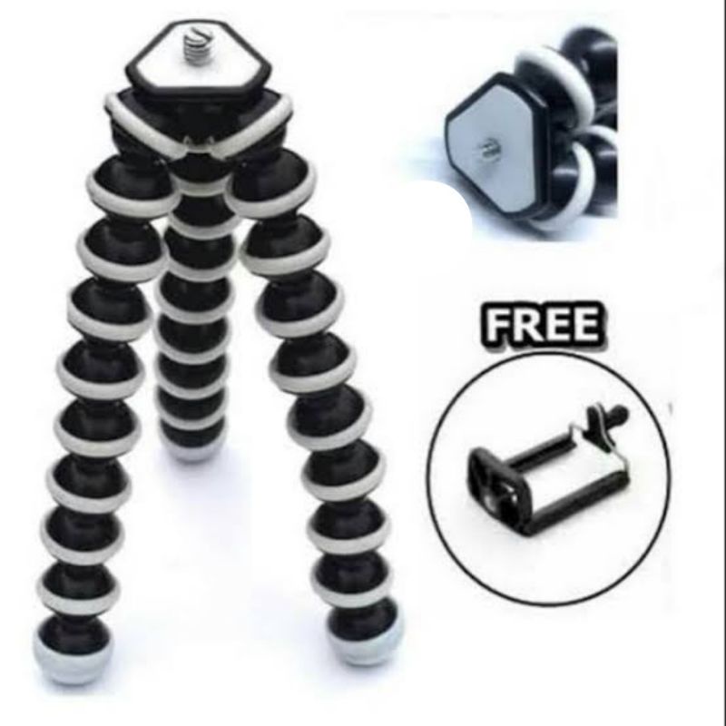 Jual Tripod Gorillapod Big Gorilla Pod Large + holder Hp Smartphone flexiblepod gorilapod ...