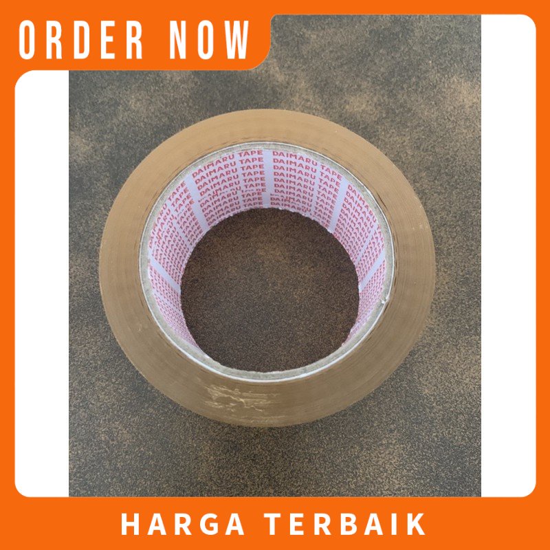 Jual LAKBAN COKLAT DAIMARU 90 YARD / SELASIBAN | Shopee Indonesia