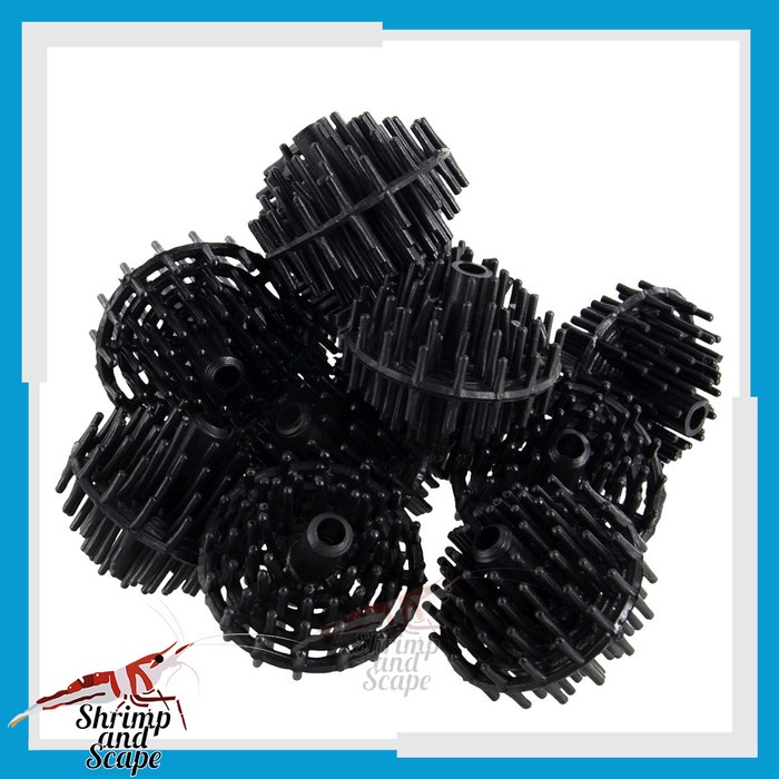 Jual BIO BALL BIOBALL filter kolam Aquarium Canister Rambutan Spike 3,8 ...