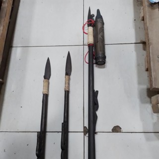 Jual Sumpit Khas Suku Dayak kalimantan Asli Etnik Tradisional Asli Dari ...