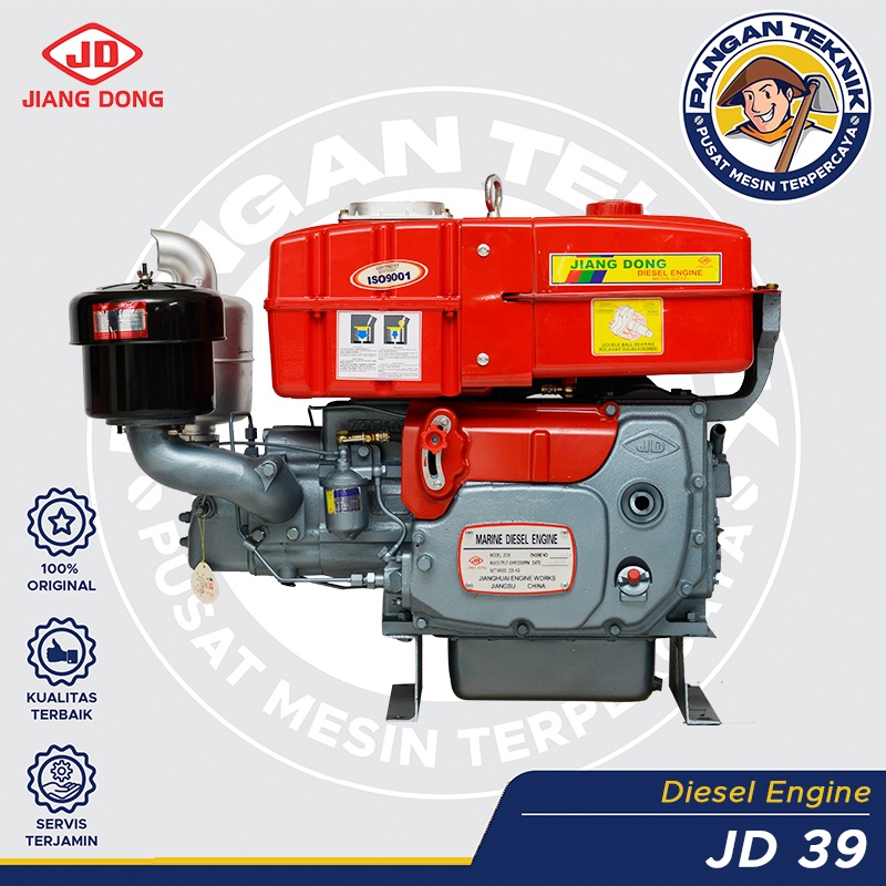 Jual MESIN DIESEL JIANG DONG | JD 39 | MESIN DIESEL 40 PK | Shopee Indonesia