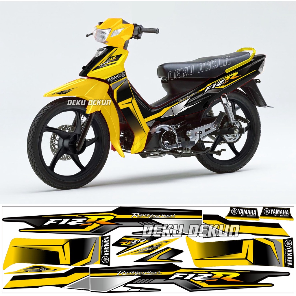 Jual Striping fizr f1zr 2004 f1z r variasi Brt Kuning Hitam tahan ...