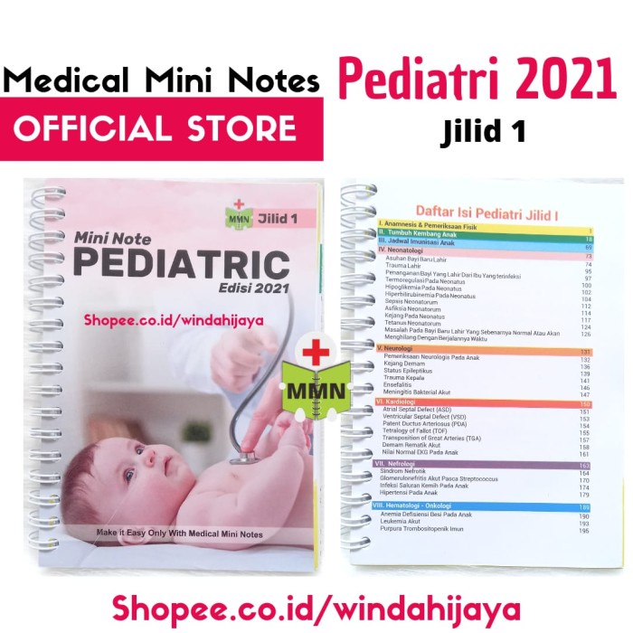 Jual Buku Kedokteran Medical Mini Notes Pediatri | Shopee Indonesia