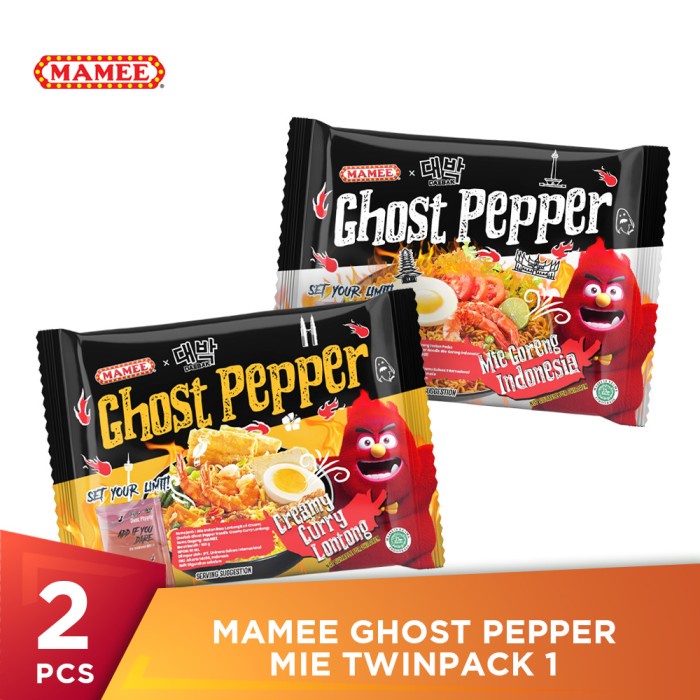 Jual Mamee Ghost Pepper Mie Twinpack 1 | Shopee Indonesia