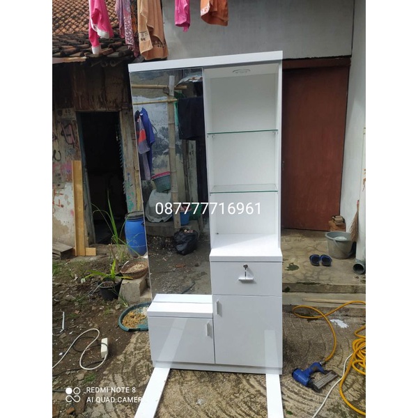 Jual meja rias full kaca HPL | Shopee Indonesia