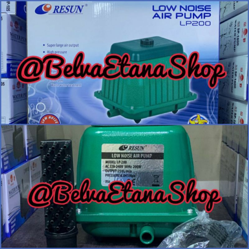 Jual Resun LP-200 Pompa Udara Kolam Pompa Udara Aquarium Air Pump Resun ...