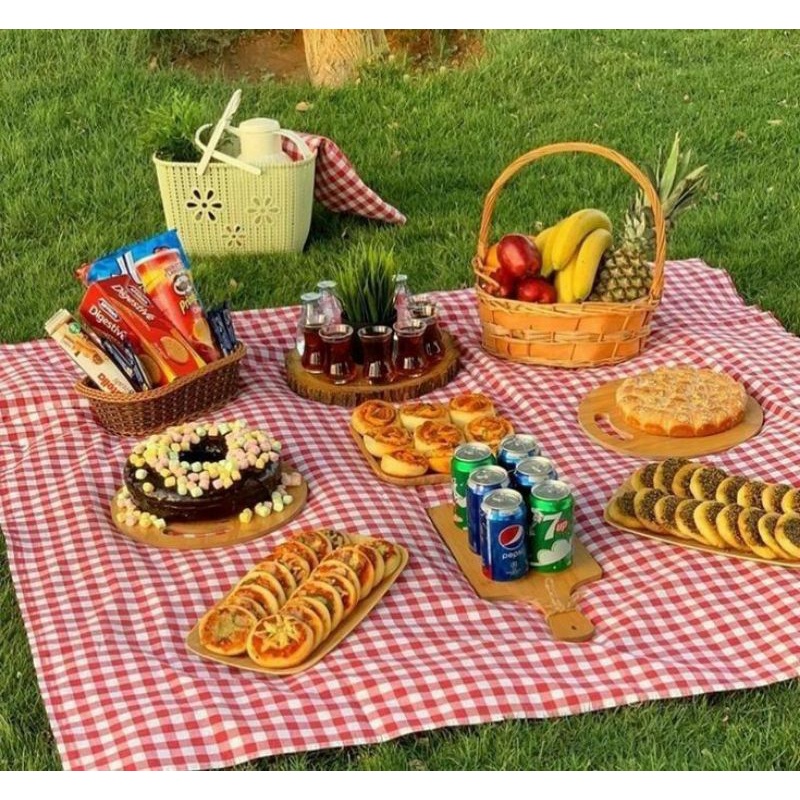 Jual TIKAR PIKNIK KAIN AESTHETIC ALAS KAIN KOTAK TAPLAK MEJA KOTAK ...