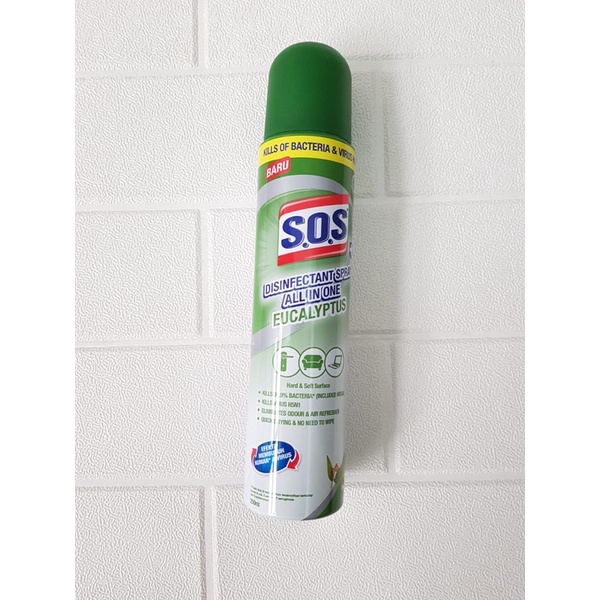 Jual SOS DIsinfectant Spray All in One Eucalyptus 250 ml | Shopee Indonesia