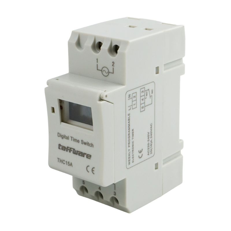Jual Taffware MCB Power Timer Programmable Time Switch Relay 16A 220V ...