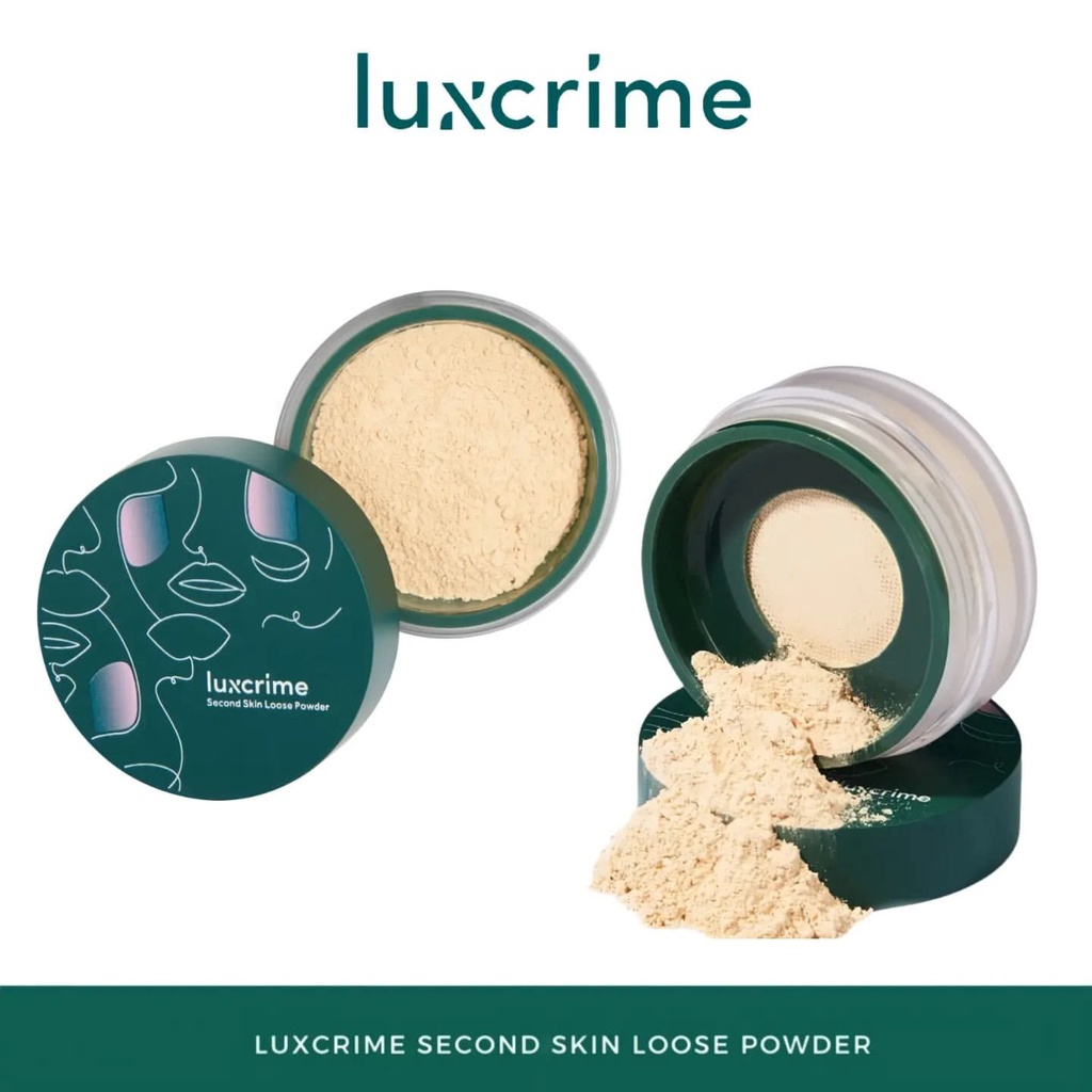 Jual LUXCRIME Second Skin Loose Powder | Shopee Indonesia