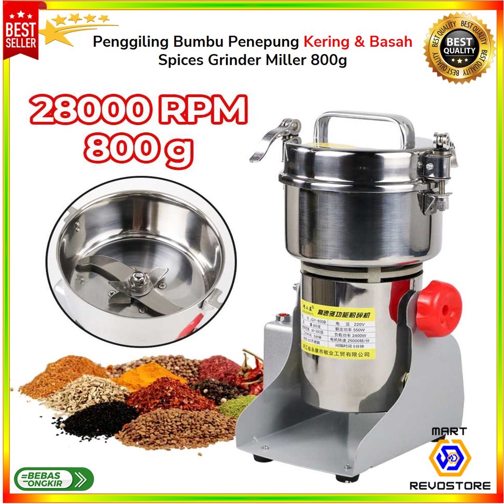 Jual Penggiling Bumbu Penepung Bubuk Tepung Mesin Spices Grinder Miller ...