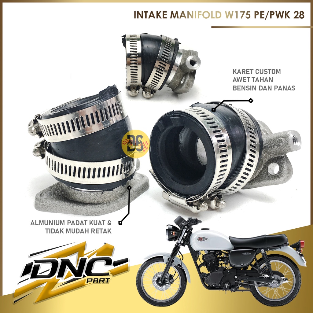 Jual INTAKE MANIFOLD MANIFUL MANIPOL W175 KAWASAKI PE 28 MANIPOL W175 ...