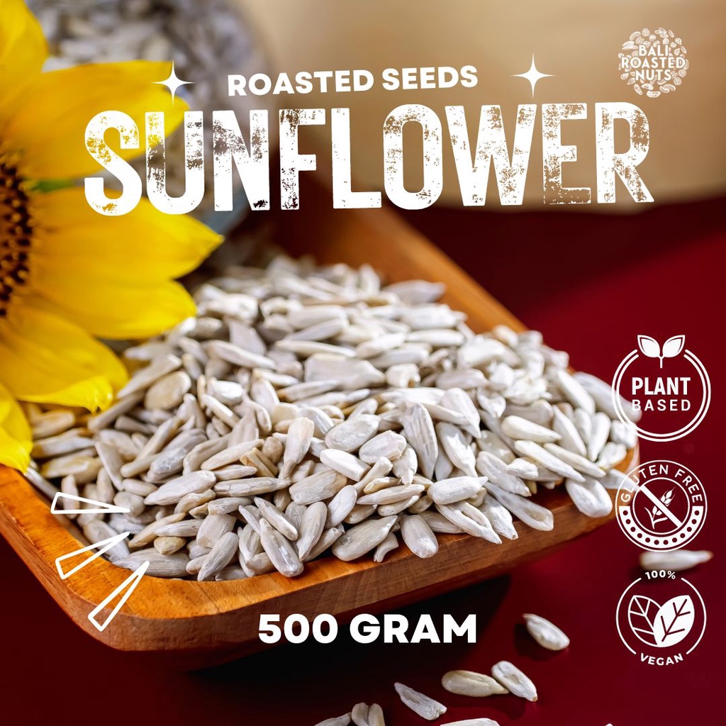 Jual Roasted Sunflower Seeds / Biji Bunga Matahari 500gr | Shopee Indonesia