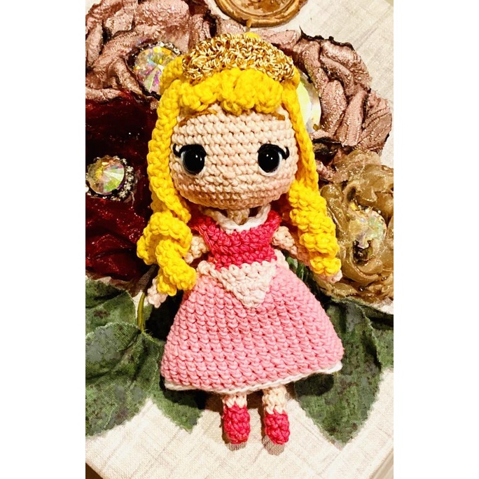 Jual boneka rajut amigurumi princess aurora disney | Shopee Indonesia