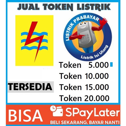 Jual Token listrik PLN 5ribu 10ribu 15ribu 20ribu 5000 10000 15000 20000 5k 10k 15k 20k | Shopee ...
