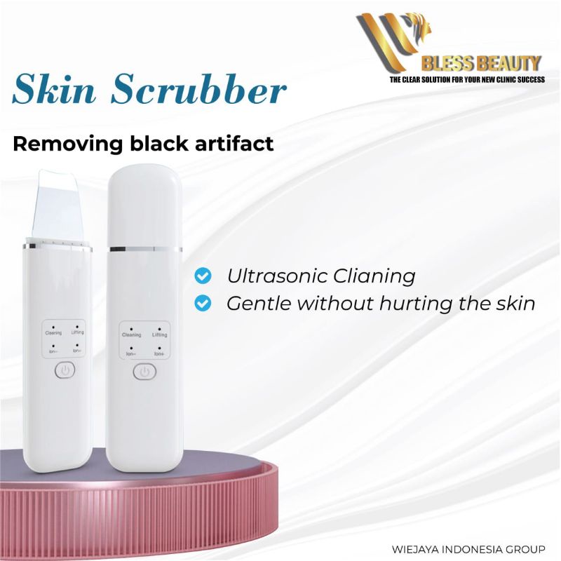Jual Alat Skin Scrubber Teknologi Getaran Ultrasonik Untuk Komedo Pori ...