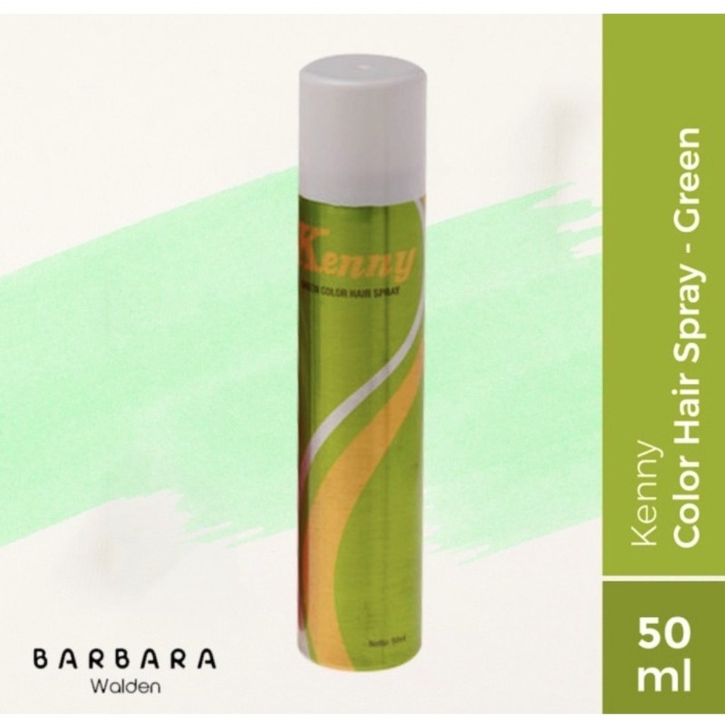 Jual Hairspray Kenny /Cat Rambut Semprot Sementara Warna Hijau 50 ml ...