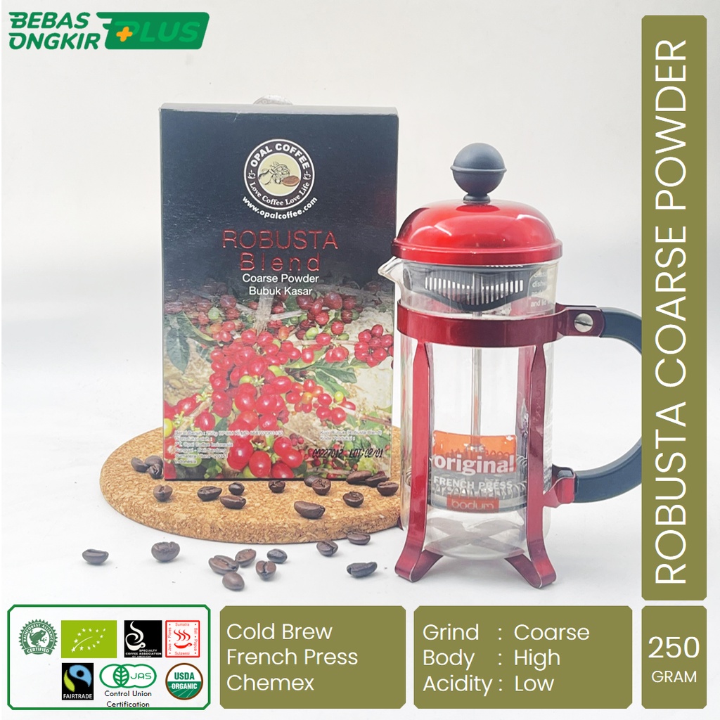 Jual Coarse Powder Robusta Blend 250g | Shopee Indonesia