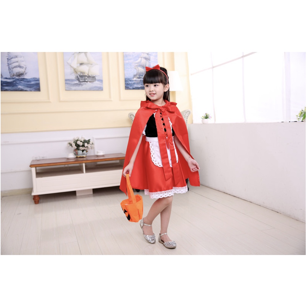 Jual si merah redriding Kostum baju prinses little red riding hood si ...