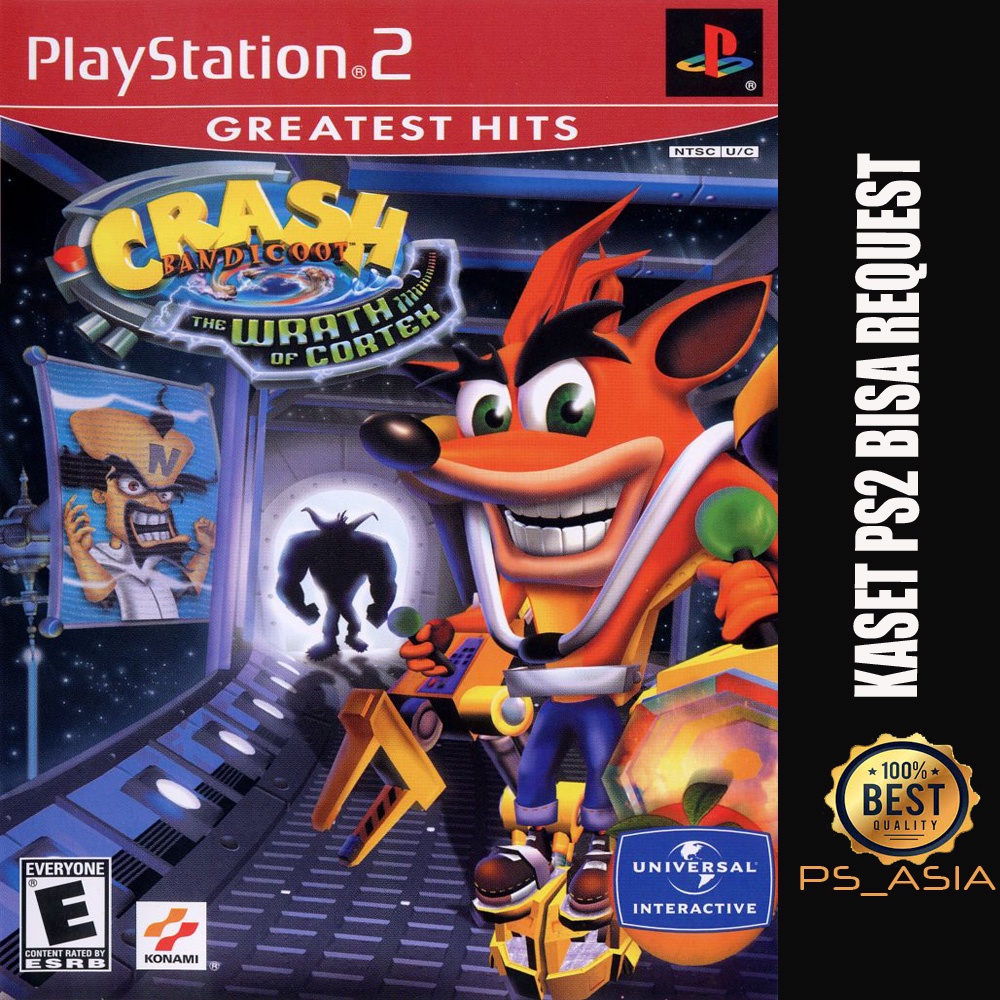 Jual Kaset PS2 Crash Bandicoot The Wrath of Cortex | Shopee Indonesia