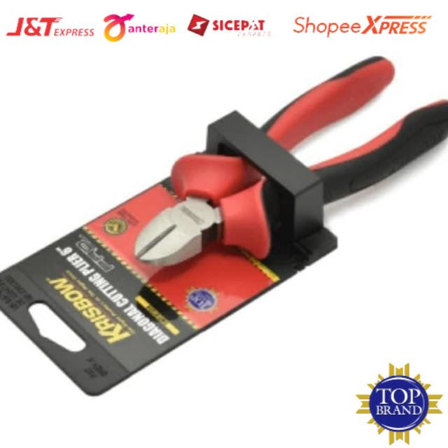 Jual KRISBOW - Tang potong diagonal 6 inci super tajam | Shopee Indonesia