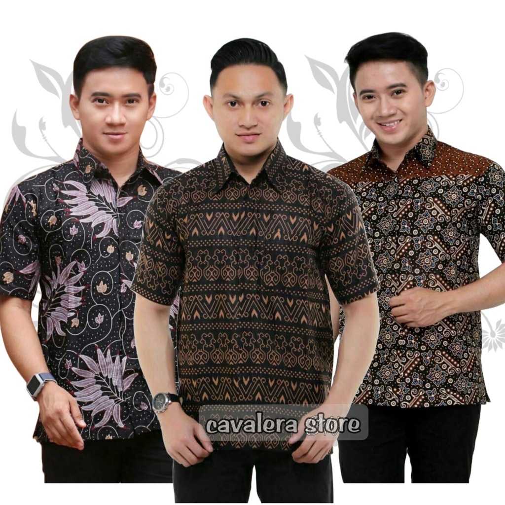 Jual BAJU HEM BATIK PRIA DEWASA | BATIK PRIA LENGAN PENDEK | SERAGAM ...