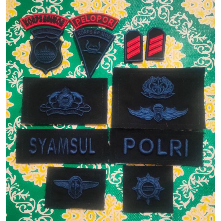 Jual atribut brimob 1 set | Shopee Indonesia