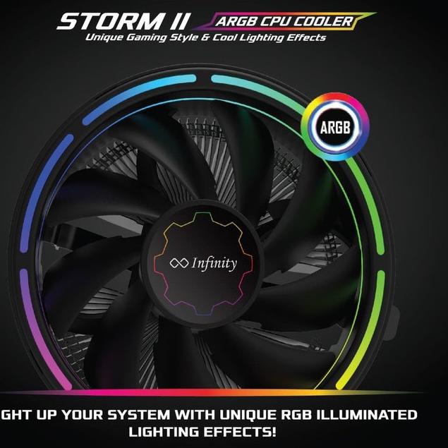 Jual Ready GHAMK INFINITY STORM II ARGB Cpu Cooler - HSF Cpu Cooler AMD ...