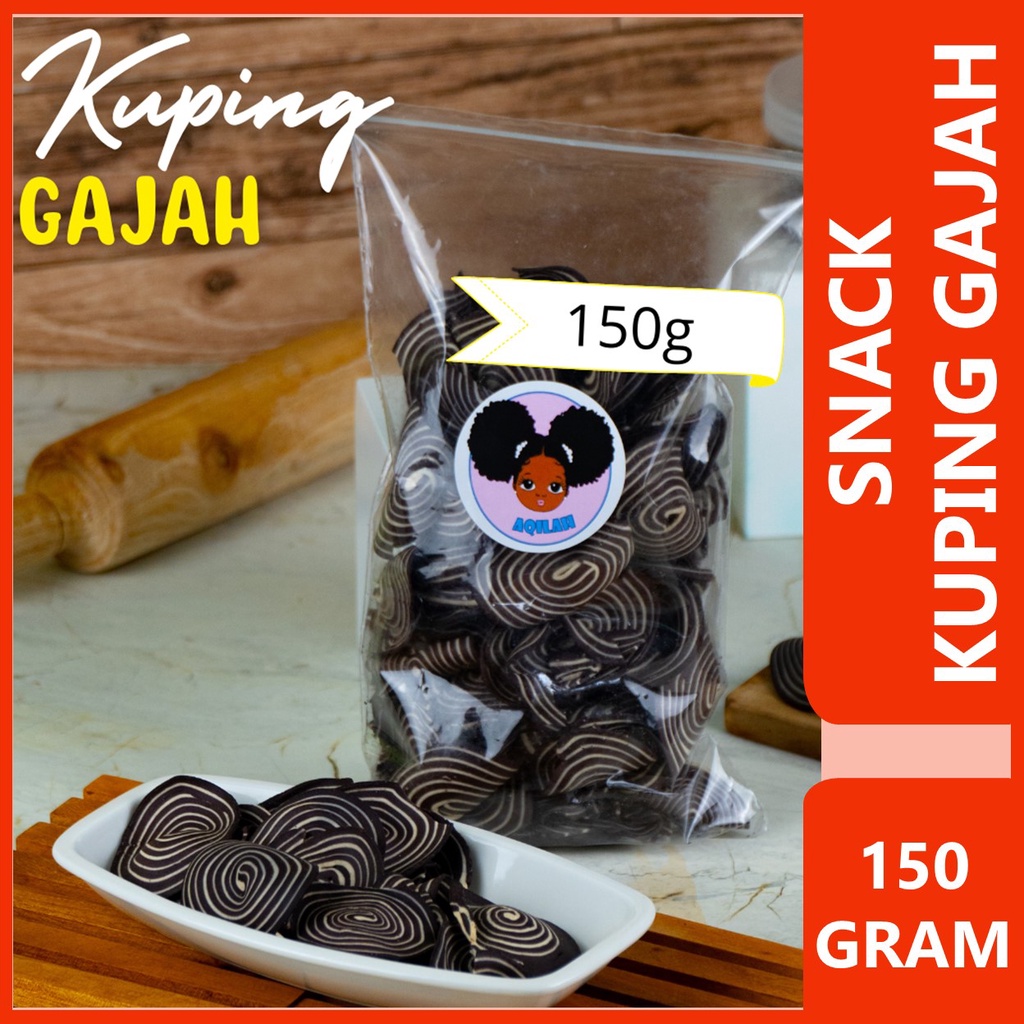 Jual 150 GRAM KUPING GAJAH SNACK SNAK SNAC CEMILAN CAMILAN KUE MAKANAN ...