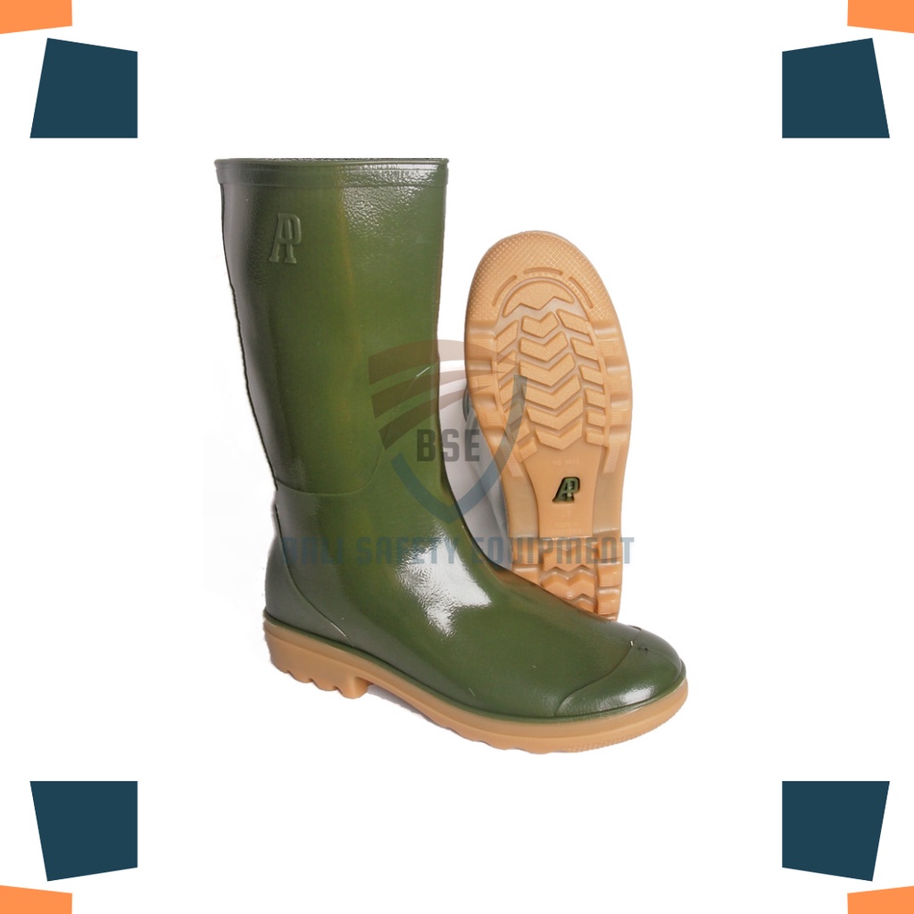 Jual Sepatu Boots Ap 9303 Hijau Ukuran Besar | Shopee Indonesia