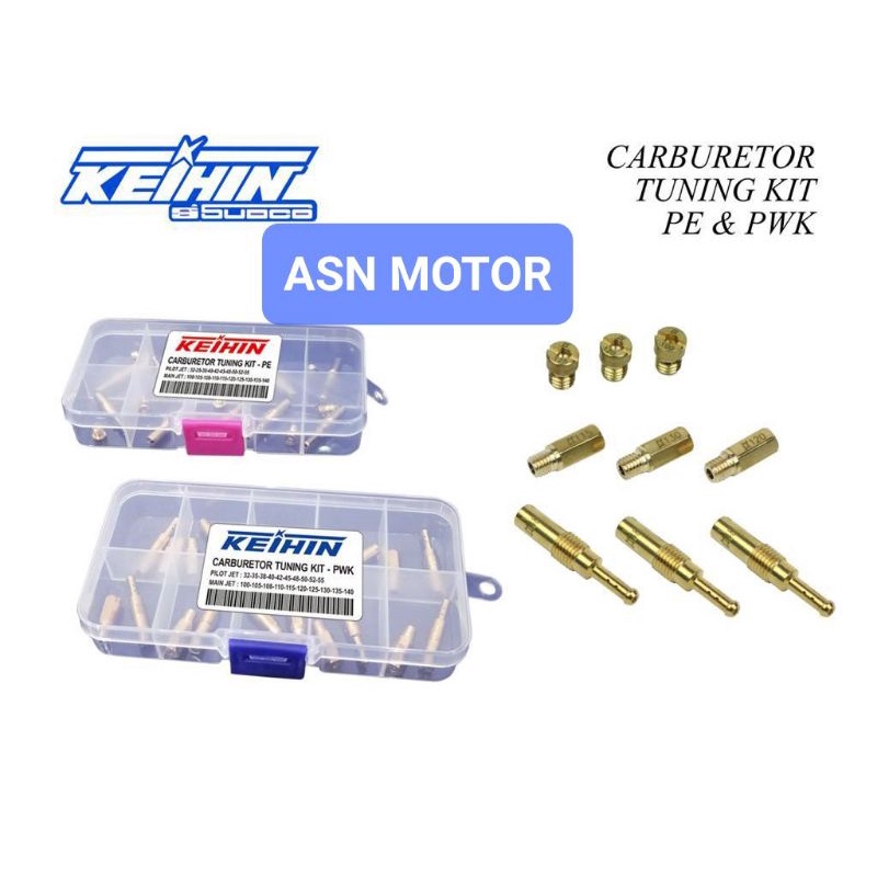 Jual Paket spuyer pilot jet main jet set lengkap Karbu PWK PE PWL TIGER | Shopee Indonesia