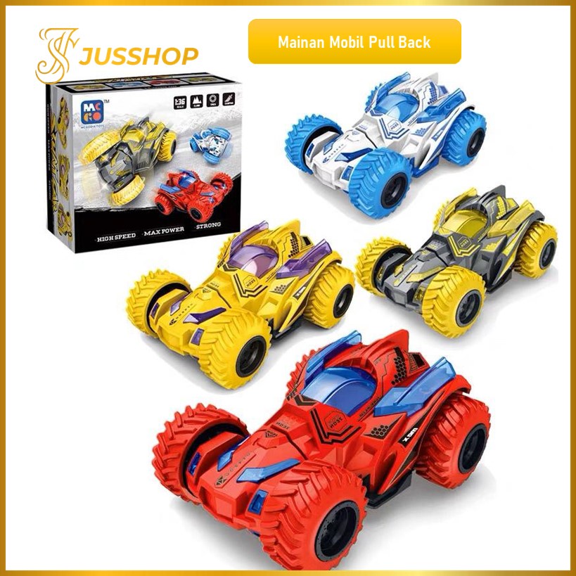 Jual Mainan Anak Mobil Pull Back Sport Cars Monster Truck Mainan Mobil ...