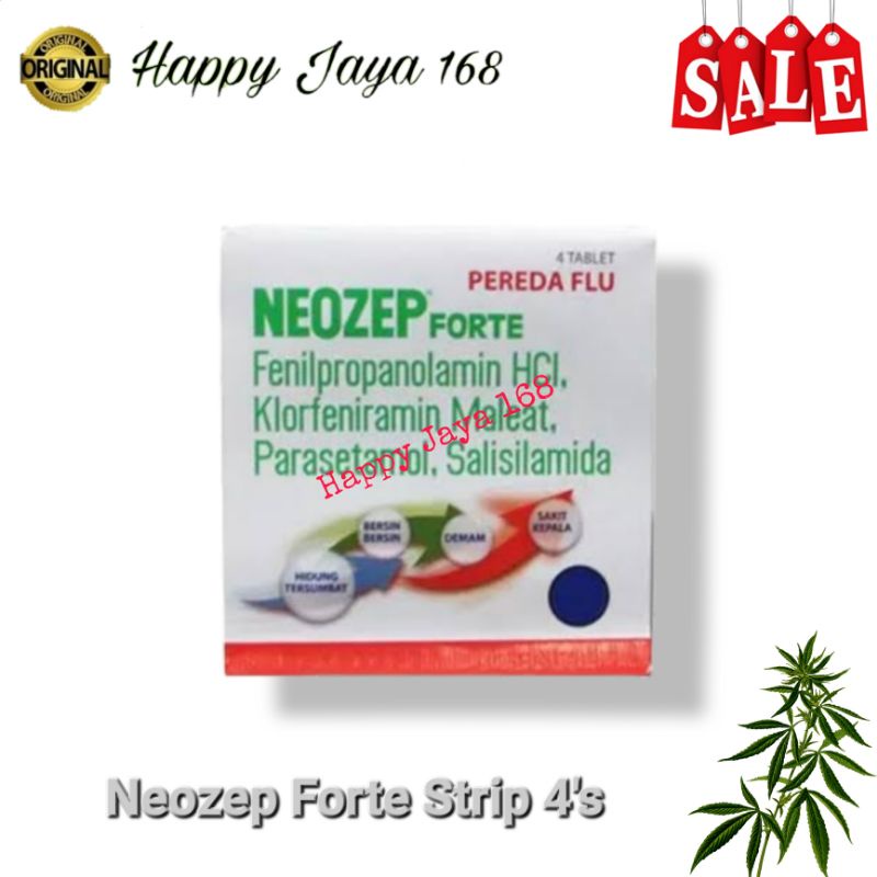 Jual Neozep Forte Strip isi 4 Tablet | Shopee Indonesia