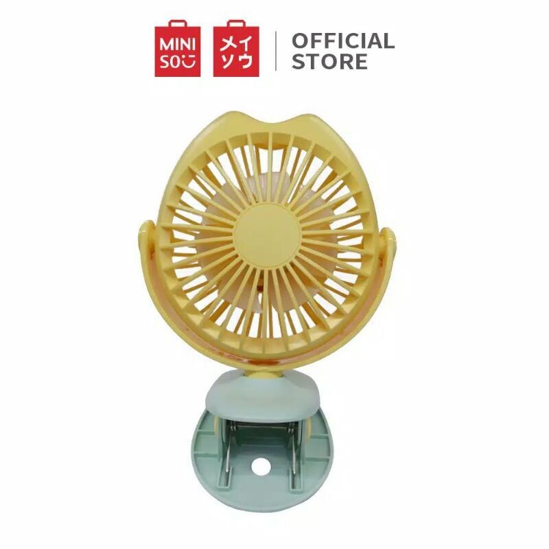 Jual Miniso Mini Clip Fan 1800 Mah Lithium Battery | Shopee Indonesia