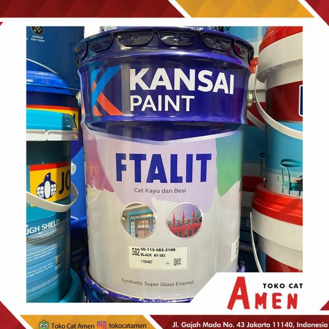 Jual Kansai Ftalit Gloss 20Kg / Cat Kayu Dan Besi | Shopee Indonesia